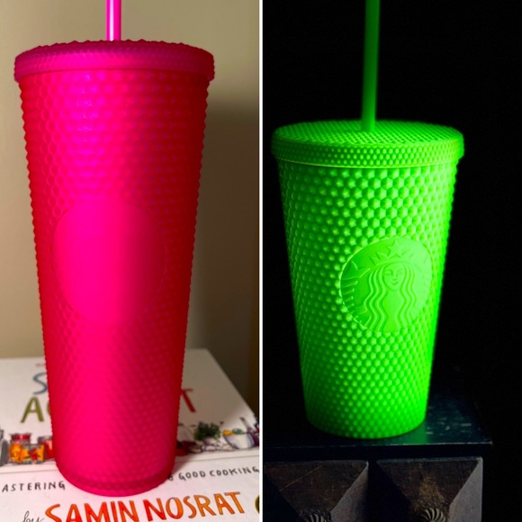 Starbucks | Accessories | Nwtstarbucks Venti Neon Pink Grande Neon ...